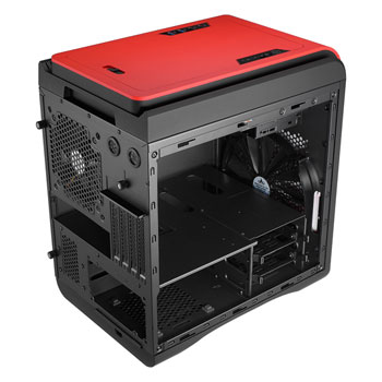 Aerocool Dead Silence Cube Case - Window Black + Red Edition LN54518 ...