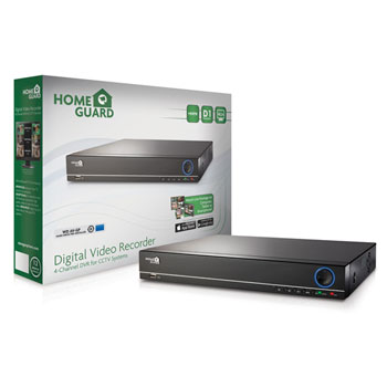 Storage Option HomeGuard HG4DVR500 500GB 4 Channel HD Out DVR LN54812 ...