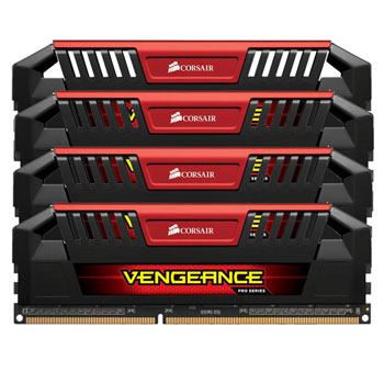 Corsair Memory Vengeance Pro Series Red 16GB DDR3 2933 MHz CAS 12-14-14 ...