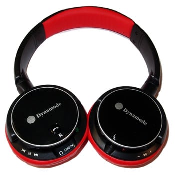 Dynamode DH-01BT-RD Bluetooth Wireless Headphones with FM Radio LN54977 ...