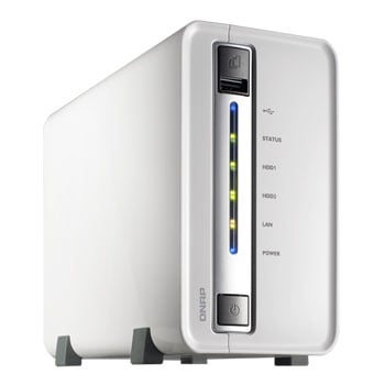Qnap 2 Bay NAS Storage SATA HDD/SSD with Gigabit Lan from QNAP LN55024 ...