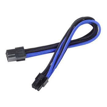 Silverstone 250mm 6-pin to 6-pin Cable - Black/Blue LN55057 - SST-PP07 ...