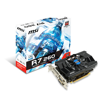 MSI Radeon R7 260 Overclocked 1GB AMD PCI Express Graphics Card LN55571 ...