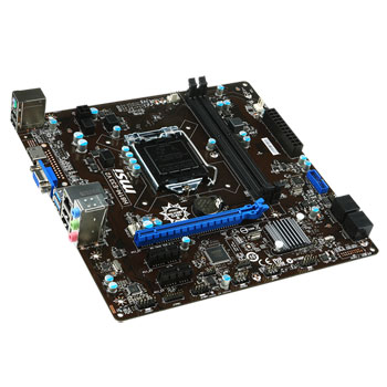 MSI H81M-E33 V2 Intel H81 Intel Socket 1150 micro-ATX Motherboard ...