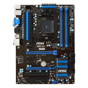 A88X-G43, A88X, MSI FM2+ ATX Motherboard LN55693 | SCAN UK
