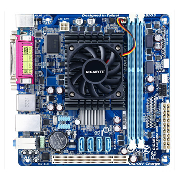 E350N-WIN8 A45 Gigabyte Motherboard with AMD E-350 CPU and CPU Cooler ...