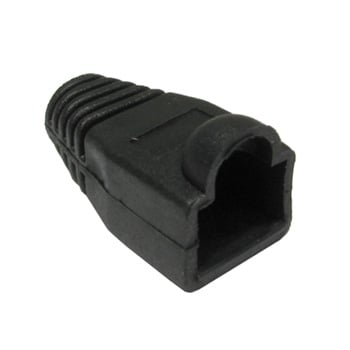 Scan Black RJ45 Snagless Boot - 10 Pack LN55995 - UT-240K | SCAN UK