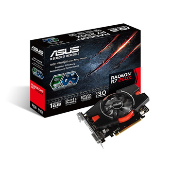 ASUS Radeon R7 250X Graphics Card LN56107 - R7250X-1GD5 | SCAN UK