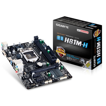 Gigabyte H81M-H Intel Micro-ATX Motherboard LN56340 - GA-H81M-H | SCAN UK