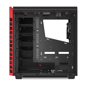 NZXT H440 Black/Red Mid Tower Case LN56503 - CA-H440W-M1 | SCAN UK