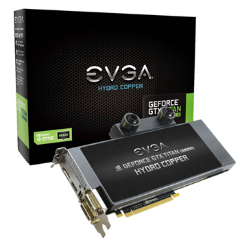 EVGA GeForce GTX TITAN BLACK Hydro Copper 6GB Watercool Ready Nvidia ...