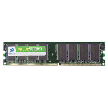 Corsair Memory Value Select 512MB DDR PC3200 (400) Single Channel ...