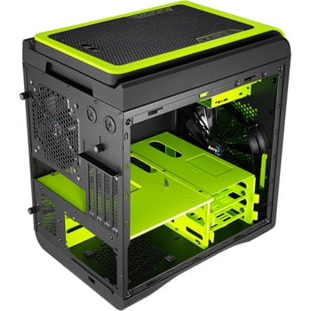 Aerocool Dead Silence Cube Case - Black + Green Edition LN56915 ...