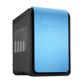 Aerocool Dead Silence Cube Case - Window Black + Blue Edition LN56918 ...
