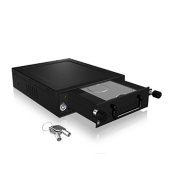 3.5 or 2.5 Inch Hot Swap Caddy to 5.25 inch Bay from Icy Box IB-148SSK ...