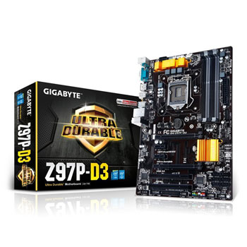 Gigabyte Z97 GA-Z97P-D3 ATX Motherboard LN57114 | SCAN UK