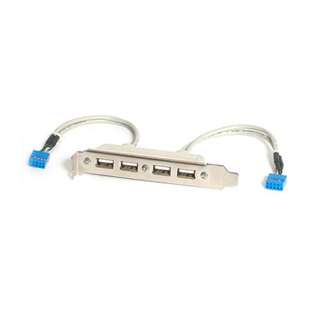 StarTech 4 Port USB A Female Slot Plate Adapter LN58008 - USBPLATE4 ...