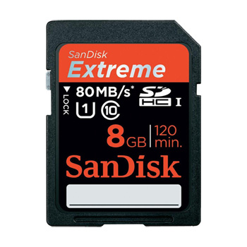 SanDisk Extreme PLUS Fast UHS 8GB SD Memory Card LN58159 - SDSDXS-008G ...