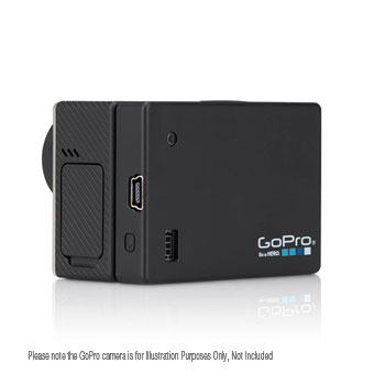 GoPro BacPac Action Camera Clip-on Hi capacity Battery LN58296 - ABPAK ...