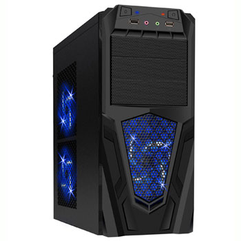 EZCool K2 Gamer Case with 120mm Blue Fan & USB 3.0 LN58589 - K2-BLUE ...