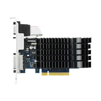 ASUS GeForce GT 730 Passive Silent Graphics Card - 2GB LN58822 - GT730-SL-2GD3-BRK | SCAN UK
