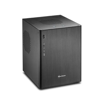 Sharkoon CA-M micro-ATX/ITX Black Mini Tower Compact Case w/o PSU (Std ...