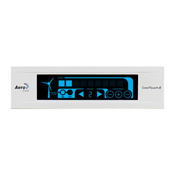 Aerocool CoolTouch E 5.25" LCD Fan Controller White LN59806 - EN51844 ...