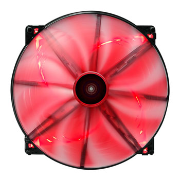 200mm Aerocool Lightning Series Transparent Red LED Fan LN59822 ...