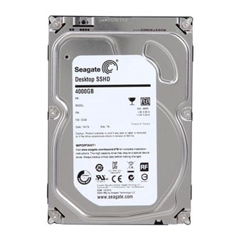 Seagate 4TB SSHD Hybrid Drive 3.5" 8GB MLC SATA Desktop STCL4000400 ...