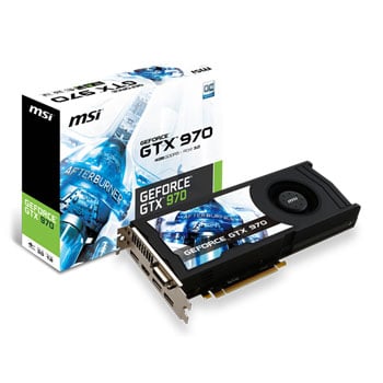 MSI NVIDIA Reference GTX 970 OC Graphics Card - 4GB LN60458 - GTX 970 ...