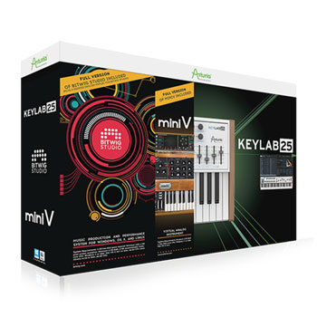 ARTURIA KeyLab 25 Producer pack USB Keyboard LN60518 - KeyLab 25 ...