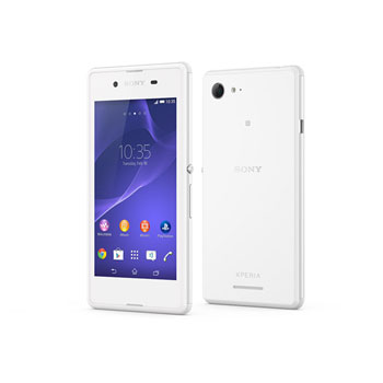 White Sony Xperia E3 Unlocked Android Smart-Phone LN61721 - 1288-2190 ...