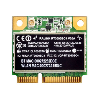 Silverstone Mini PCIe Internal WiFi/Wireless Expansion Card LN61921 ...