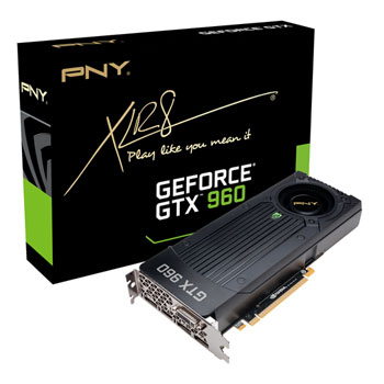 PNY NVIDIA GTX 960 Graphics Card - 2GB LN62086 - GF960GTX2GEPB | SCAN UK