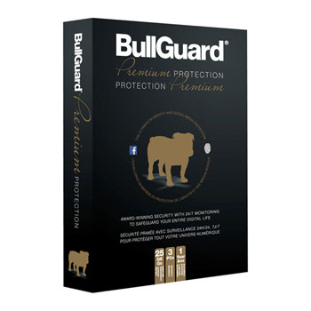 Bullguard 3 User 1 Year Subscription Premium Protection + Backup ...