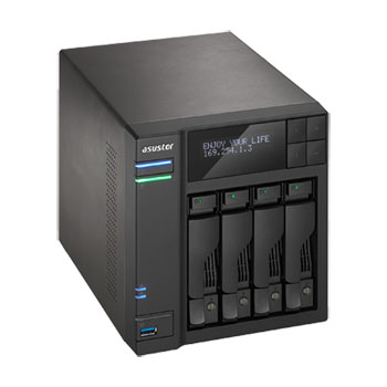Home User Network Work Storage box (NAS) with 4 bay Asustor AS-7004T ...