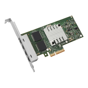 Intel Quad Port Copper Gigabit PCIe Ethernet NIC Card I340-T4 LN62805 ...