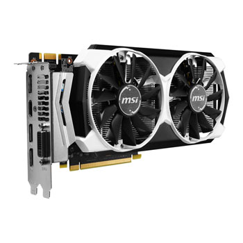 MSI GeForce GTX 960 Black White OC Graphics Card 2GB LN62903 - GTX960 ...