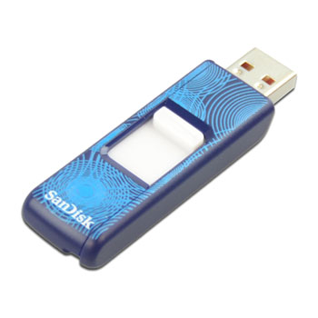 Sandisk Cruzer Capless Retractable 8GB Blue USB Memory Drive OEM ...