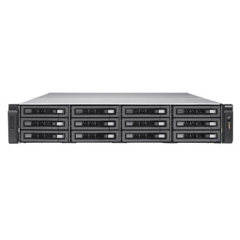 Qnap 12 Bay NAS 2U Rackmount 16GB Memory TS-EC1280U-RP-16GB LN63691 ...