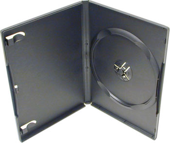 DVD Single Media Case 25 pack Charcoal/Black (Holds One DVD/CD) LN3993 ...