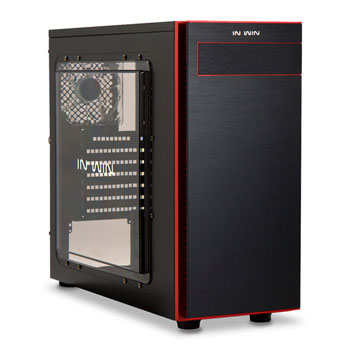 In Win 703 Black/Red Gaming Case LN64160 | SCAN UK