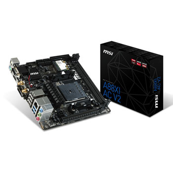 MSI A88XI AC V2 FM2+ Godavari Mini-ITX Motherboard LN64871 | SCAN UK