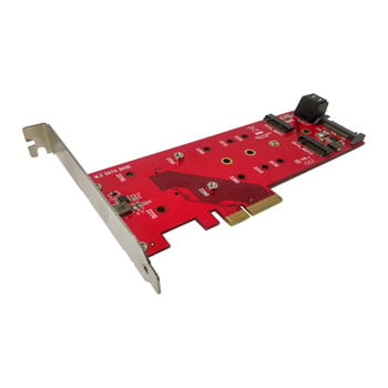 SATA/PCIe M.2 SSD to PCIe Low Profile Expansion Card LN65087 - DT-125 ...
