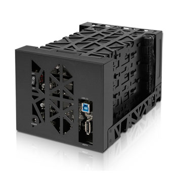 4 Port 3.5” HDD Icy Dock External JBOD Enclosure USB 3.0 and eSATA ...