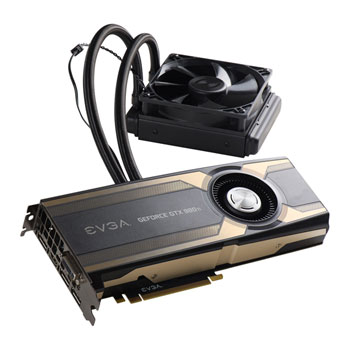 EVGA GeForce GTX 980 Ti HYBRID GAMING AIO Graphics Card 6GB LN65216 ...