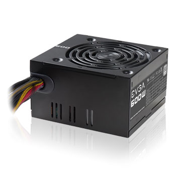 EVGA 600 Watt 80+ Wired ATX PSU/Power Supply Black (2022) LN65634 - 100 ...