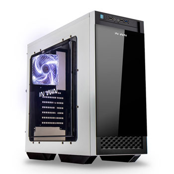 In Win 503 Mid Tower Chassis - Black/White Window Edition LN65871 ...