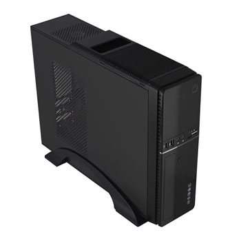 CiT S012B Black Slim micro ATX/ITX Case + 300w Power Supply LN65885 ...