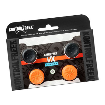 PS4 Kontrol Freek FPS Vortex GamerPack VX Black/Orange Covers LN66061 ...